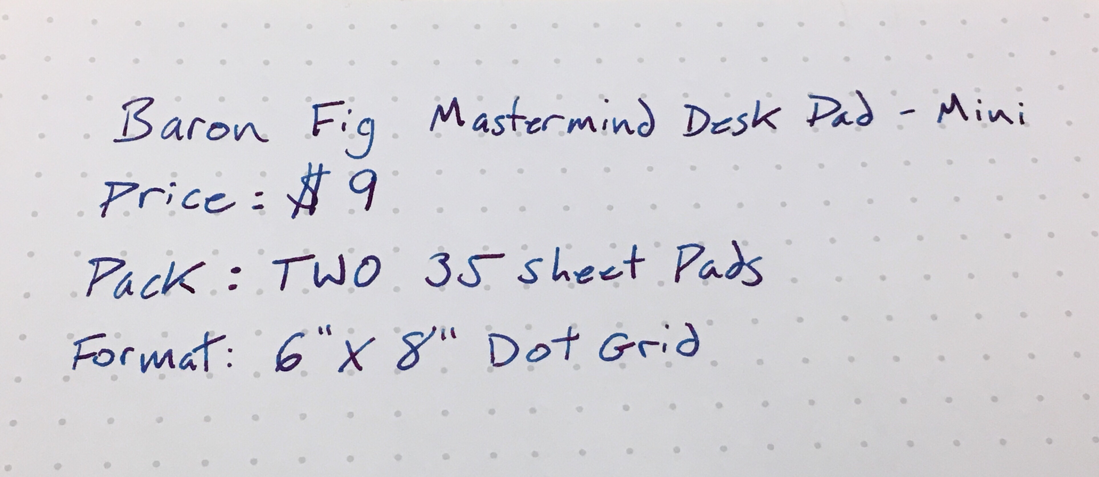 BaronFig Mastermind Desk Pad Mini Review – The Poor Penman