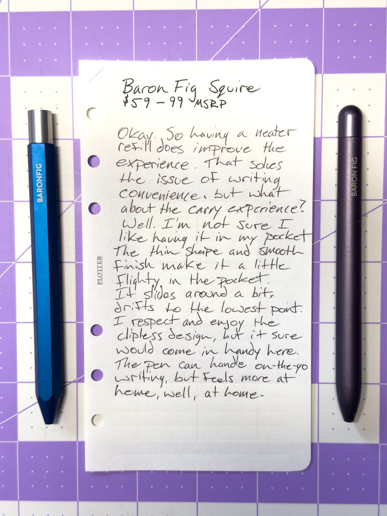 Baron Fig Squire Hex Review – The Poor Penman